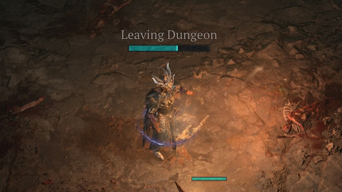 How to fix the Leave Dungeon option in Diablo 4