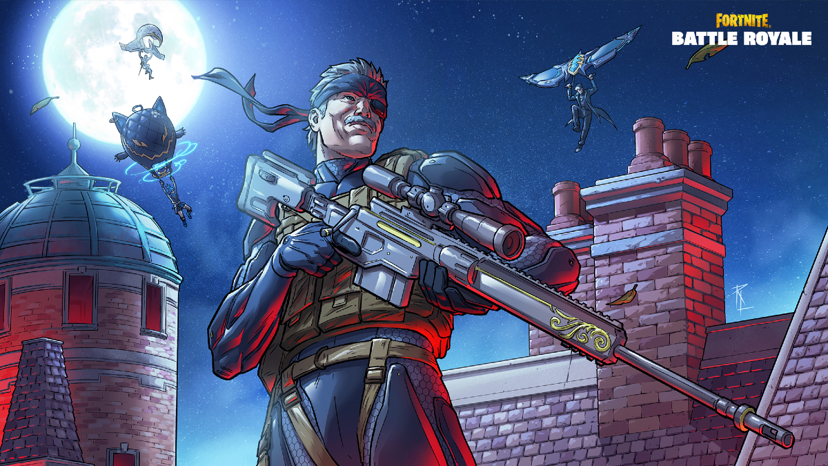 Solid Snake heads to Fortnite today - cardboard box included