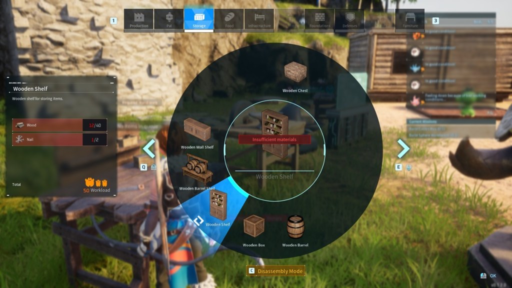 How to improve inventory management in Palworld