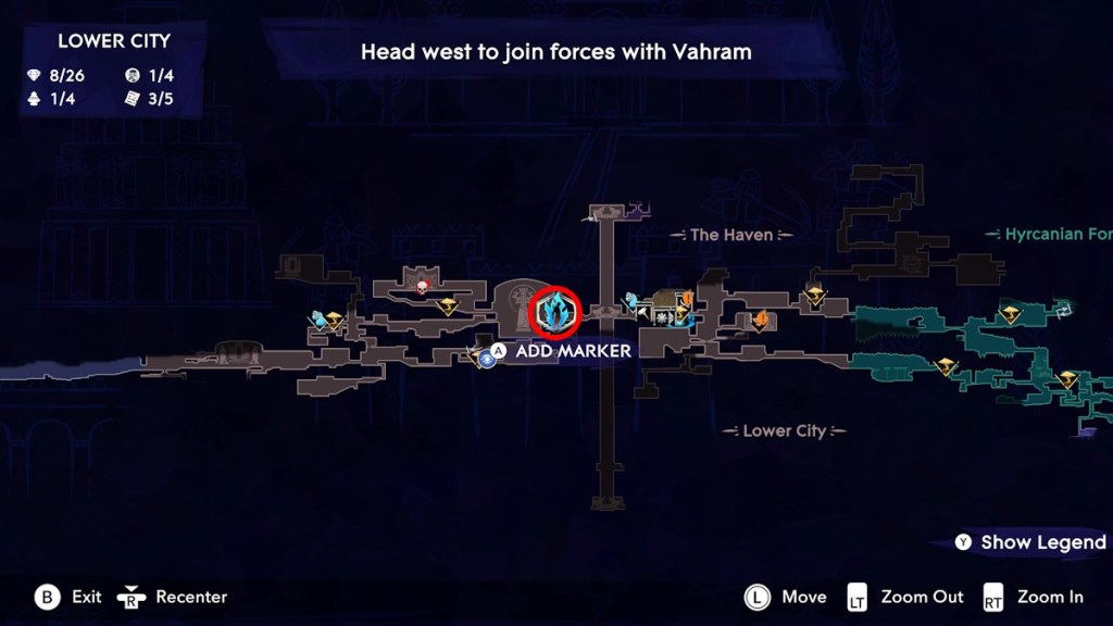 How to unlock more of the map in Prince of Persia: The Lost Crown