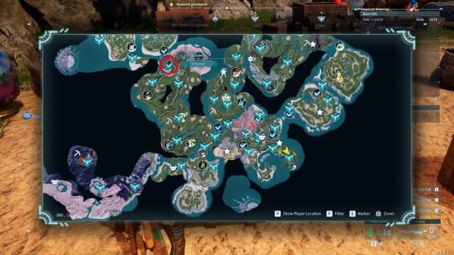 Palworld: How to find and capture Quivern