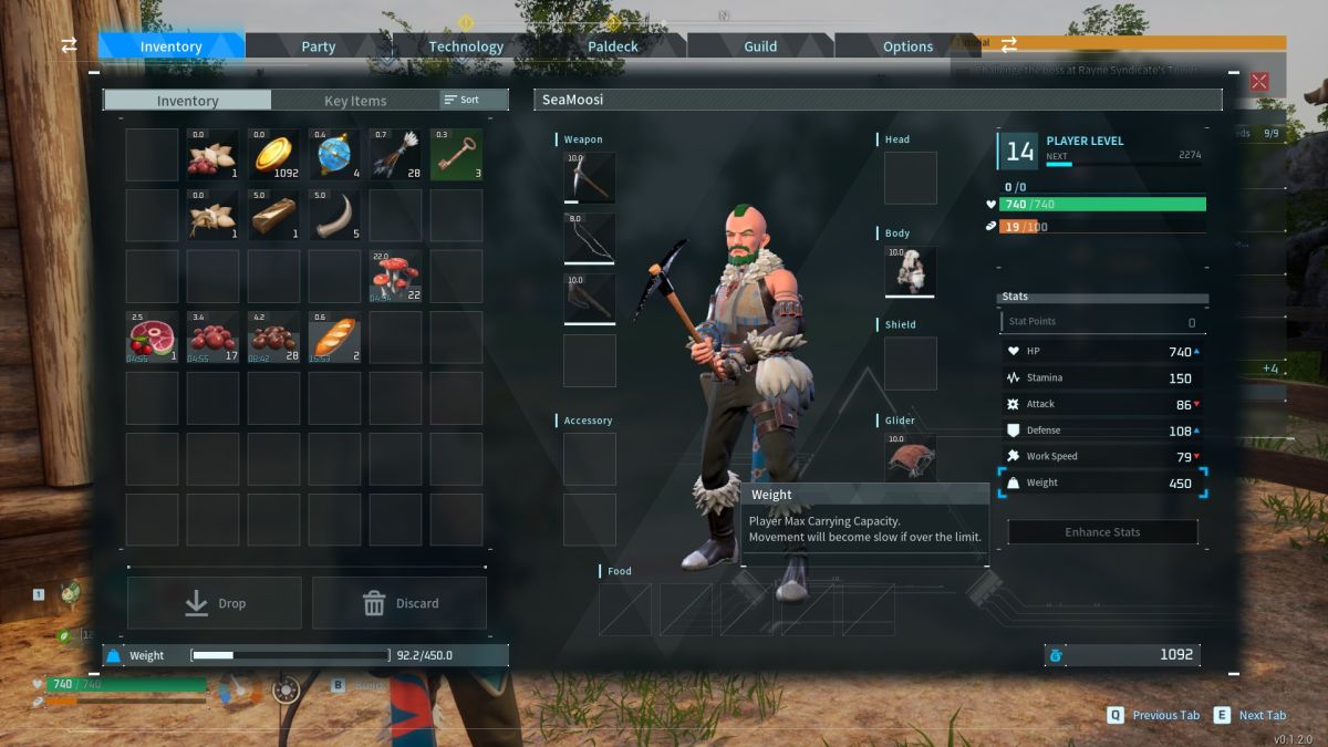 Palworld encumbrance explained - How to carry more in Palworld