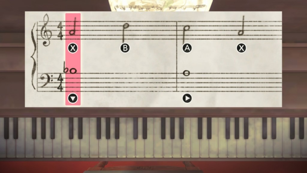 How to solve the sheet music puzzle in Another Code: Recollection