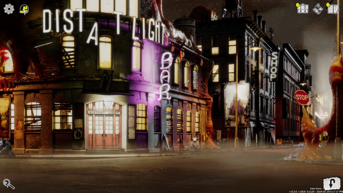 Chicken Police: Into the Hive's demo is definitely a slice of game