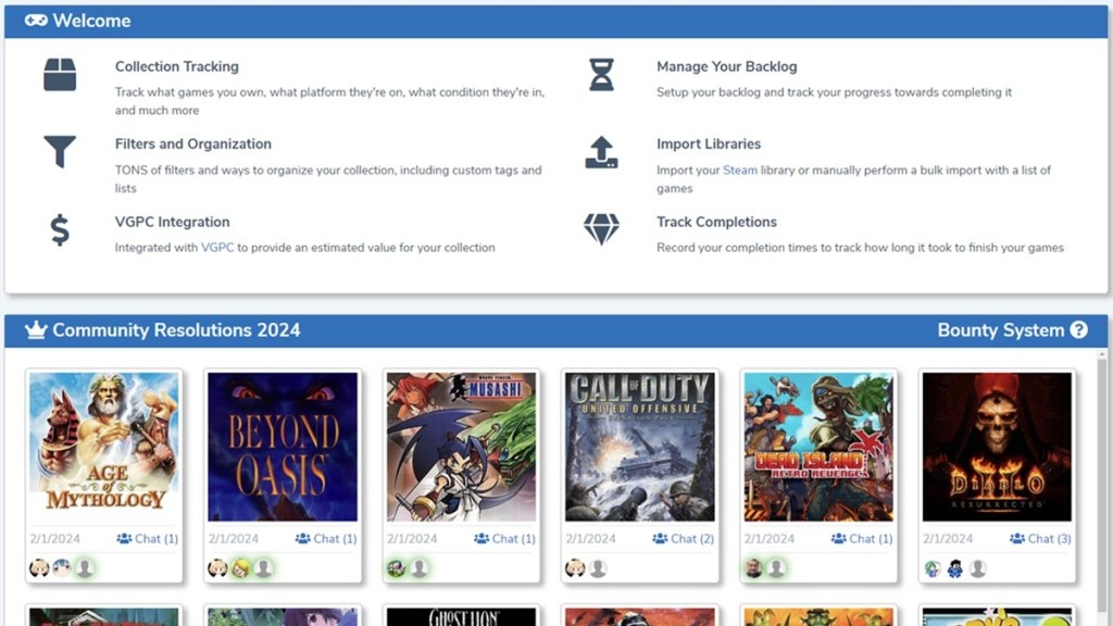 Defeat the backlog: the best tools for tracking your video game library