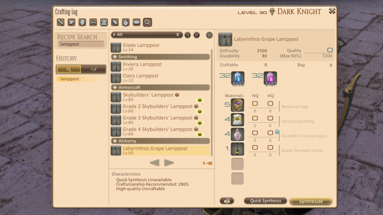 FFXIV Labyrinthos Grape Lamppost pays humorous tribute to beloved low ...