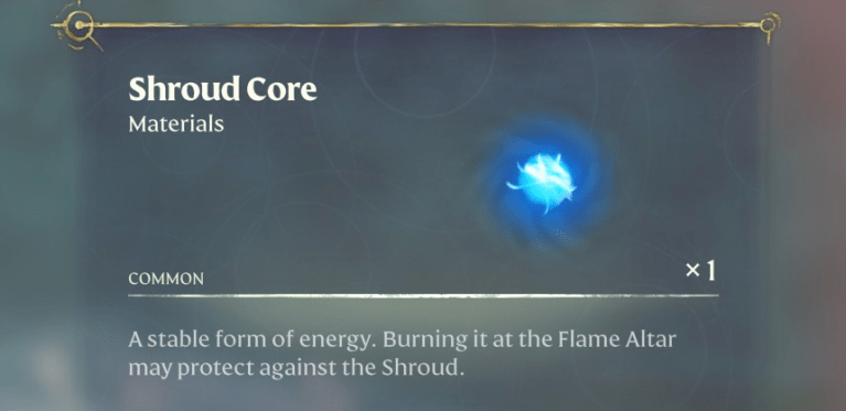 Where to find Shroud Core in Enshrouded (Farming and Map)