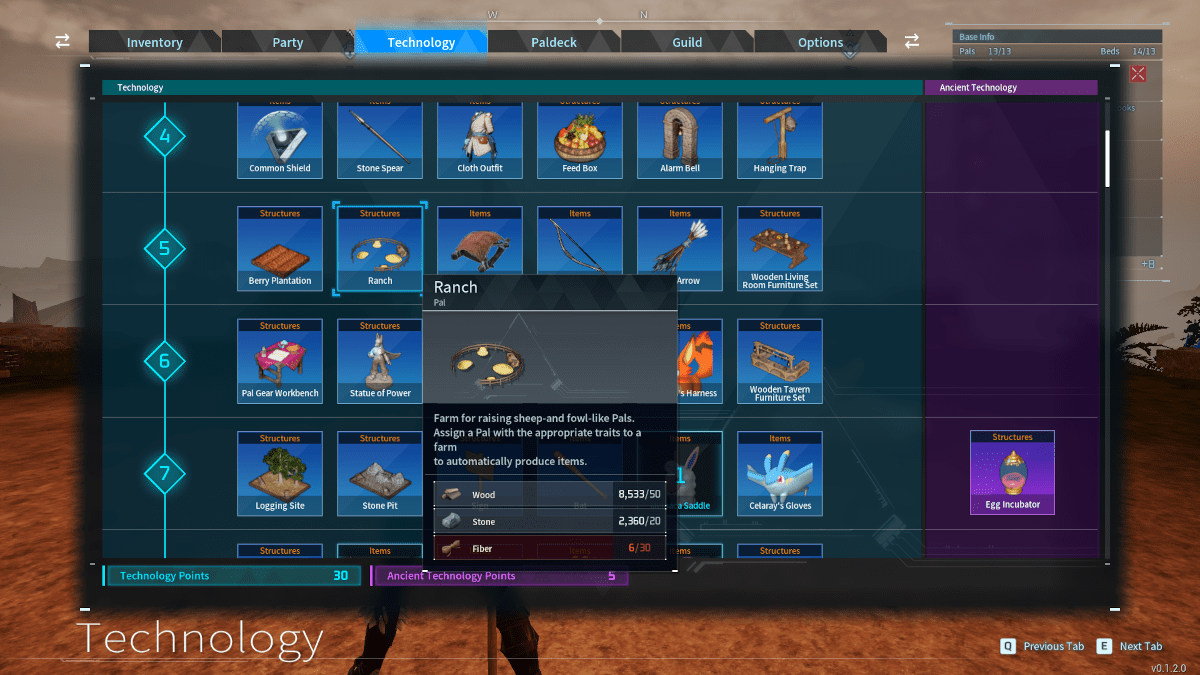 All Palworld Ranch drops and how to get them