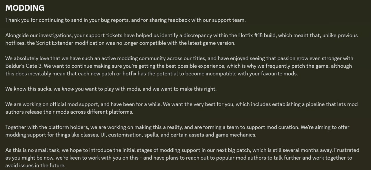 When is Baldur's Gate 3 Patch 7? - Every BG3 update and patch cycle