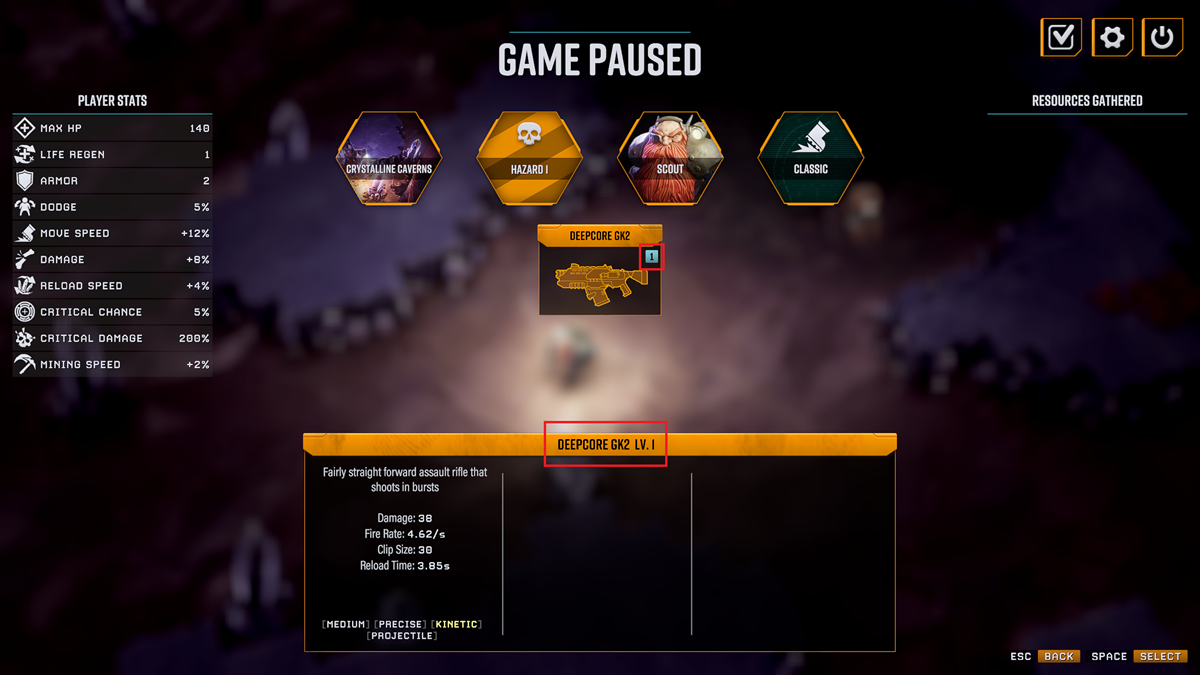 Deep Rock Galactic: Survivor Weapon Level explained – Destructoid