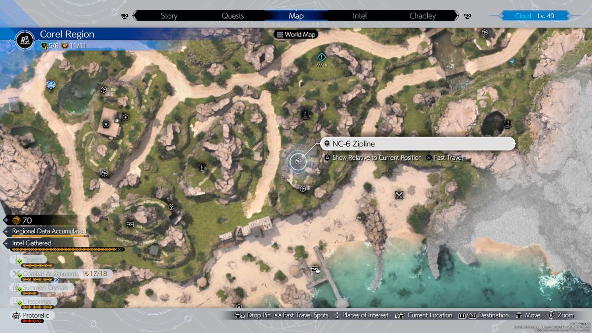 FF7 Rebirth: Every zipline location in Corel