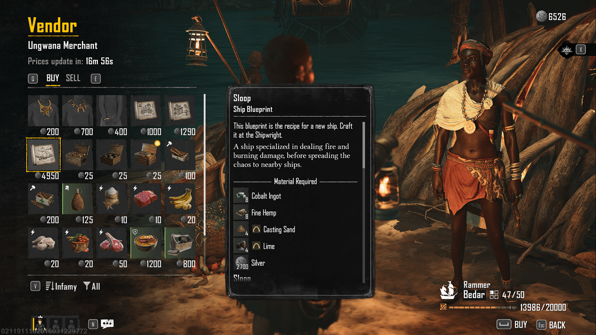 Skull and Bones: Blaster Sloop Ship Blueprint Location – Destructoid