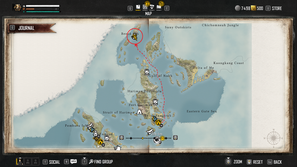 Skull and Bones: Vanguard Snow Ship Blueprint Location