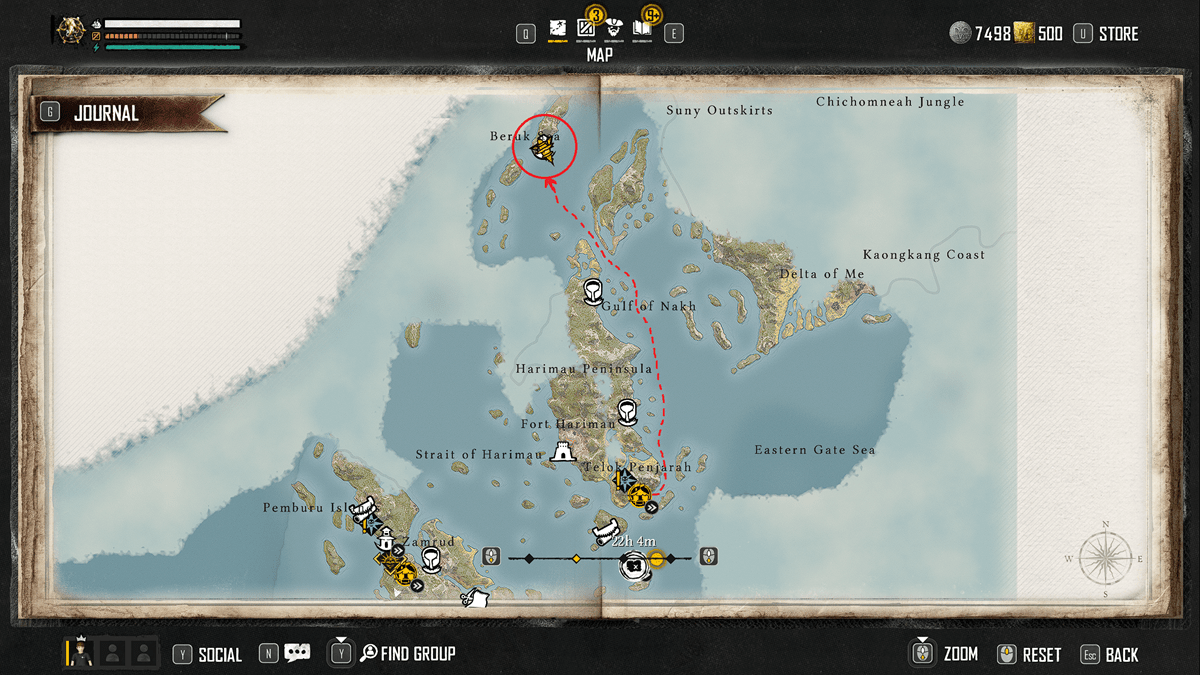 Skull and Bones: Vanguard Snow Ship Blueprint Location