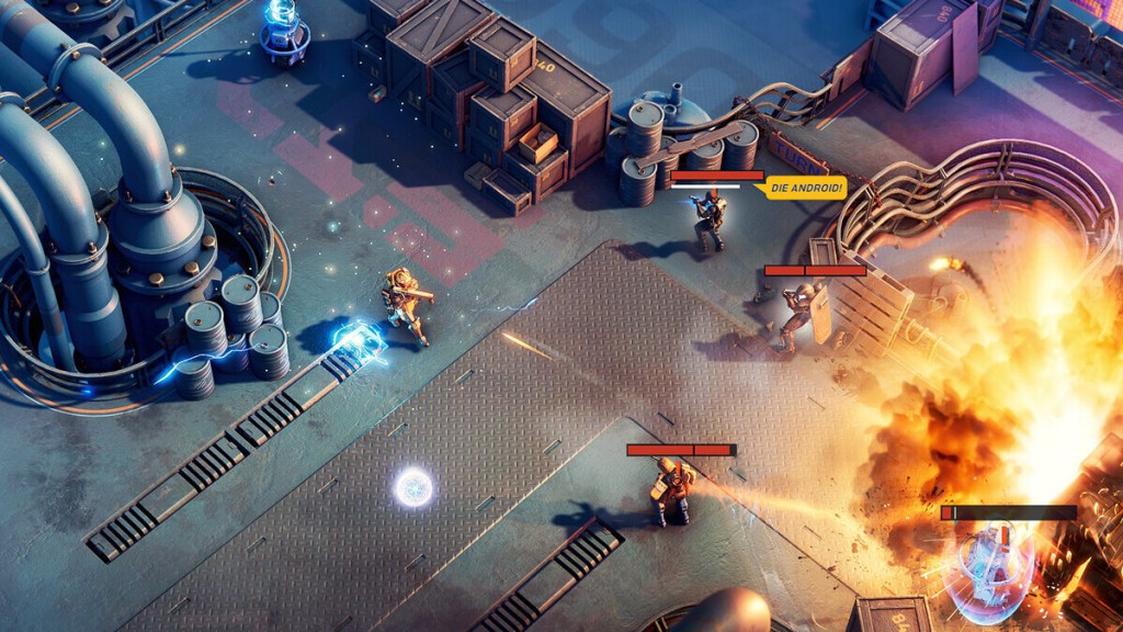 The best fusion of Robocop and twin-stick shooters, Synthetik 2, just ...