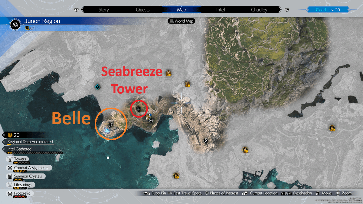FF7 Rebirth: Where to find Belle the Chocobo in Junon region