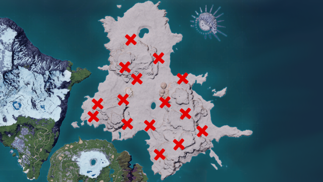 All Dungeon spawn locations in Palworld