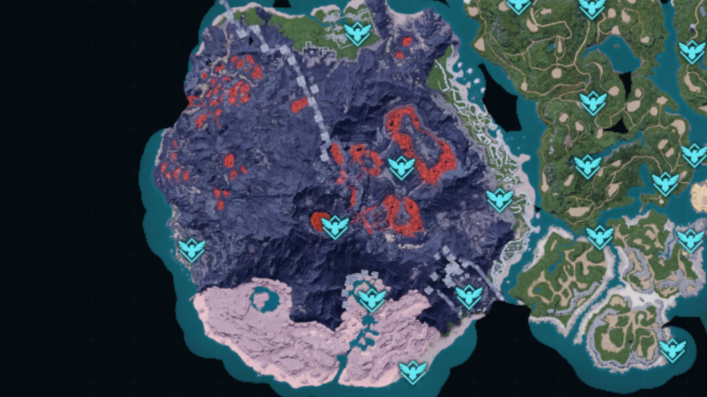 Where to find all the fast travel points in Palworld