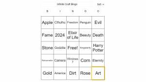 What is the Infinite Craft bingo board? Everything about the extra ...
