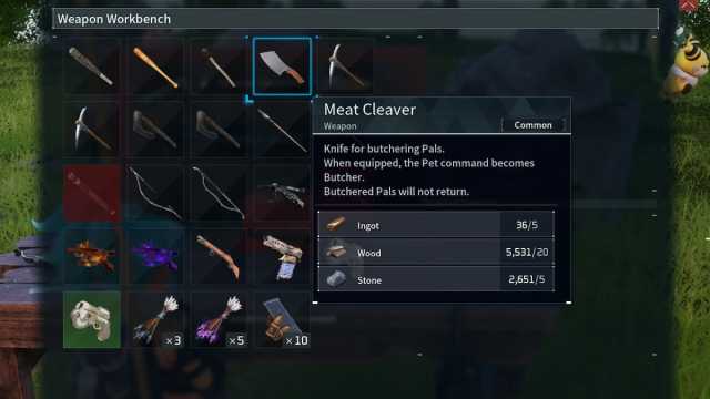 How to butcher Pals in Palworld