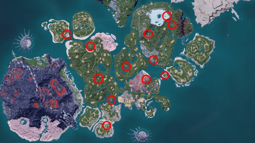 Palworld: All Sealed Realm boss locations