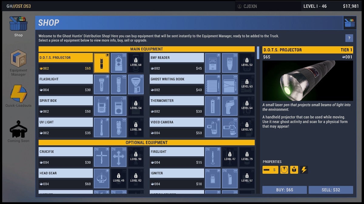 Phasmophobia preview shows long-awaited shop overhaul coming next week
