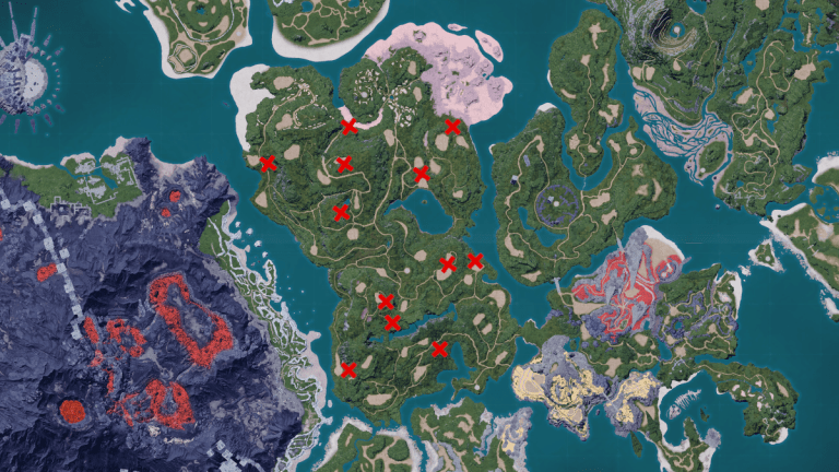 All Dungeon spawn locations in Palworld