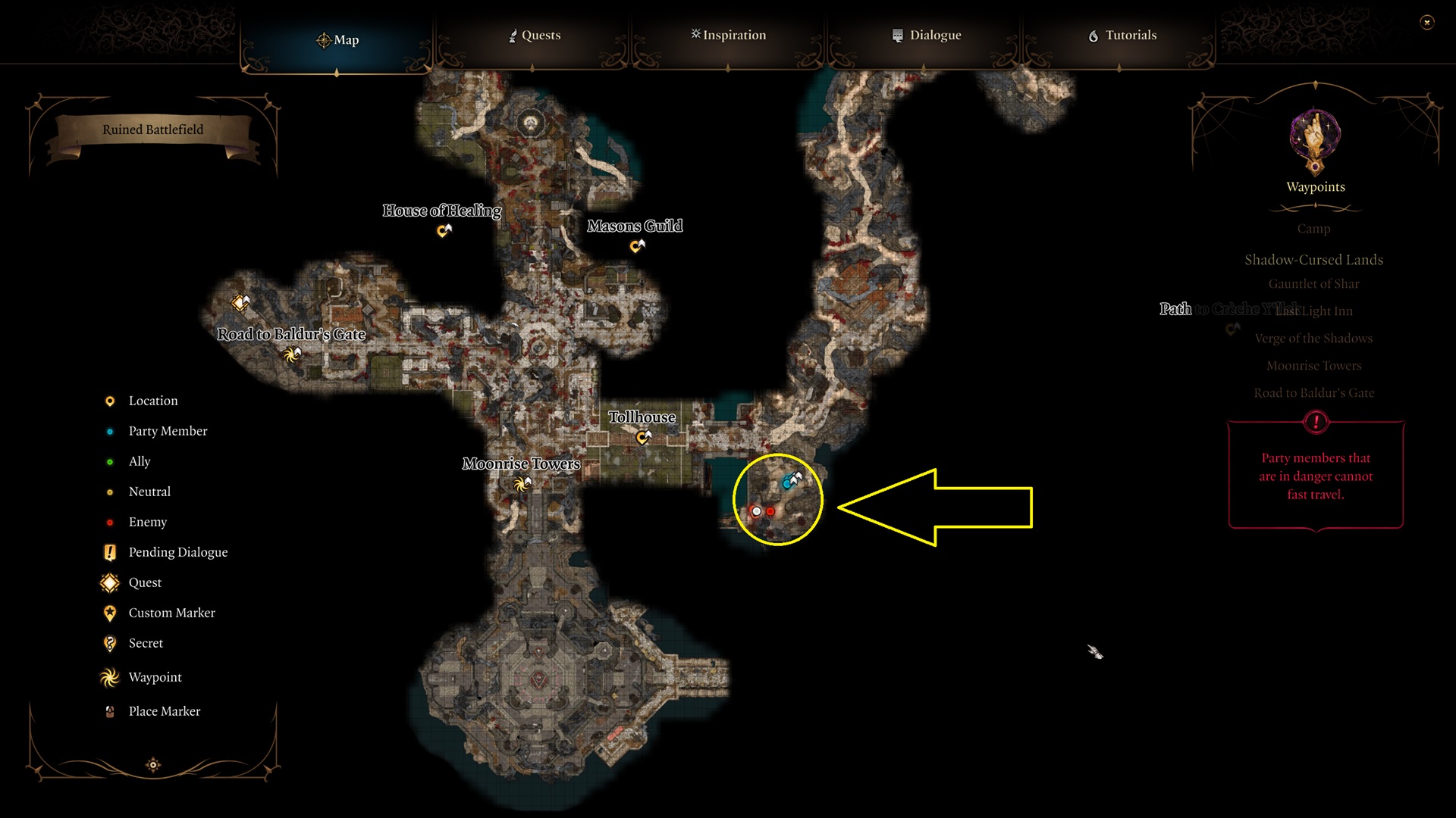 Where is Rolan in Act 2? Baldur's Gate 3 Find Rolan in the Shadows quest