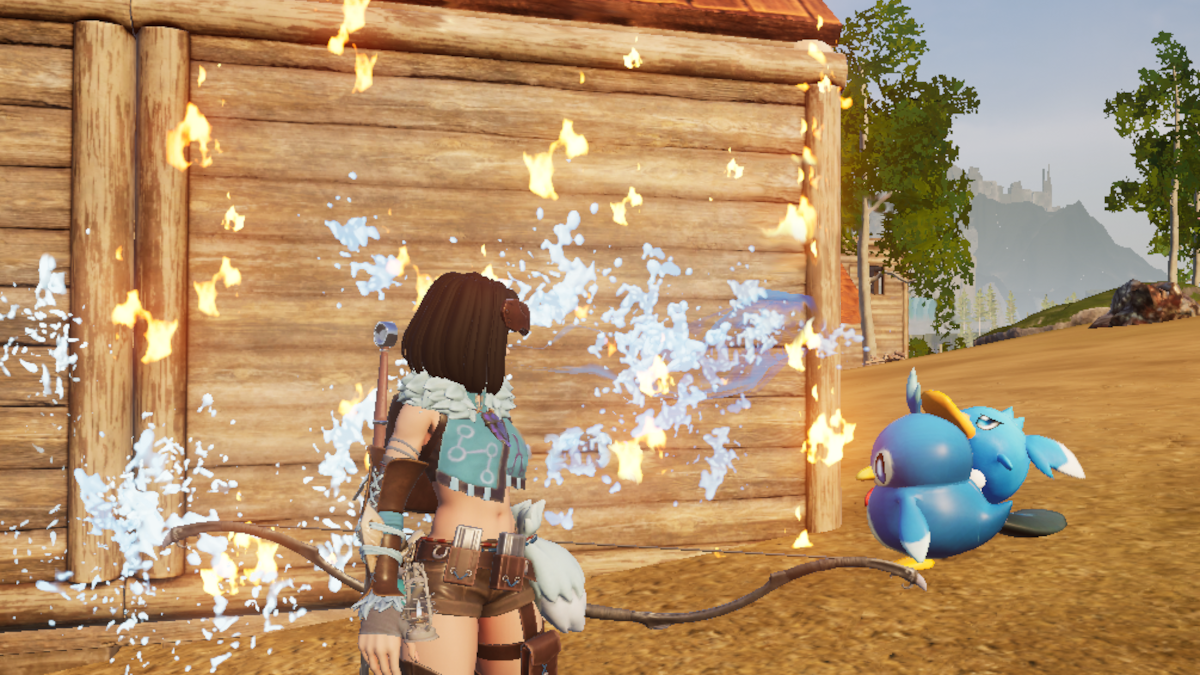 How to put out a fire on your base in Palworld