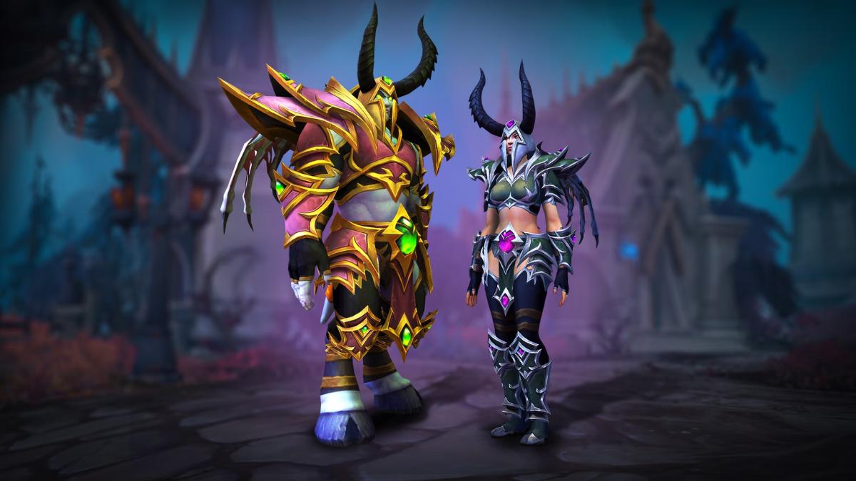 Dreadlord's Regalia brings two new armor variants to World of Warcraft