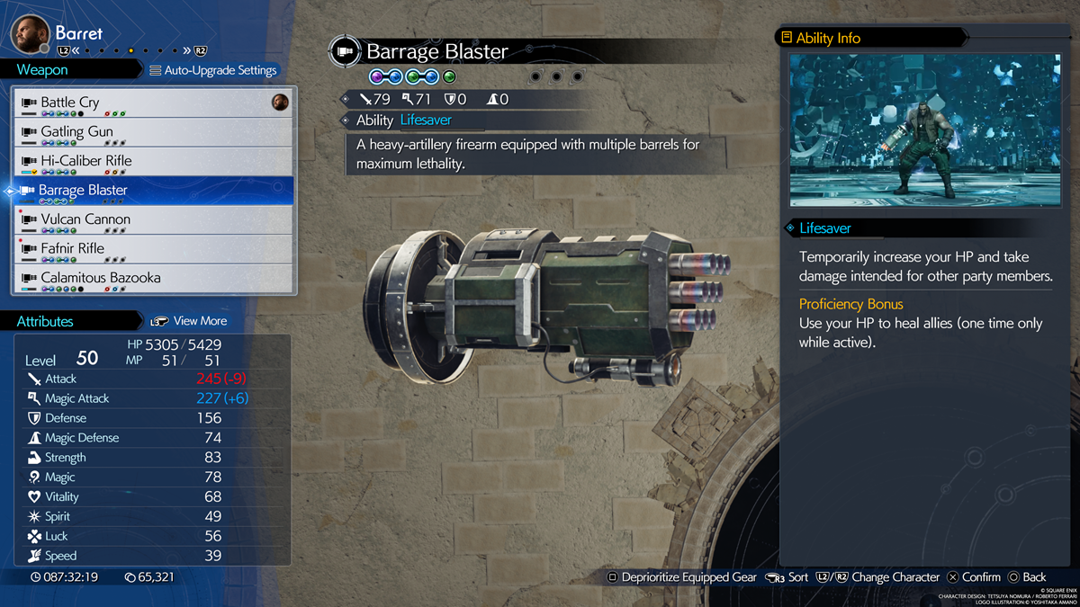 FF7 Rebirth: All Barret Weapons Locations