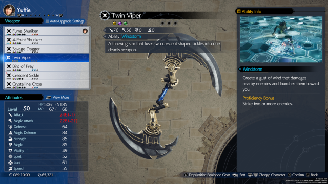FF7 Rebirth: All Yuffie Weapons Locations