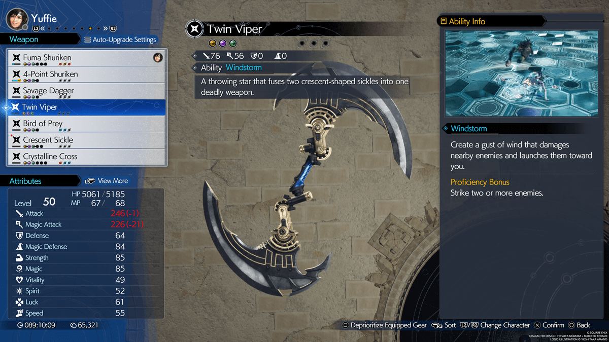 FF7 Rebirth: All Yuffie Weapons Locations