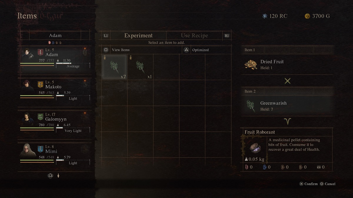 How to make Fruit Roborant in Dragon's Dogma 2