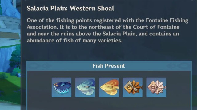 Genshin Impact: All Fontaine fishing spots, bait, and more (Updated 4.5)