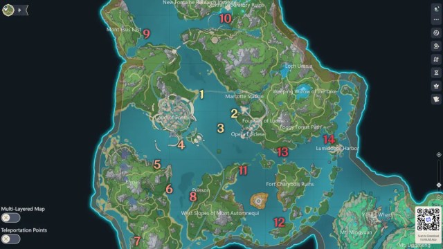 Genshin Impact: All Fontaine fishing spots, bait, and more (Updated 4.5)