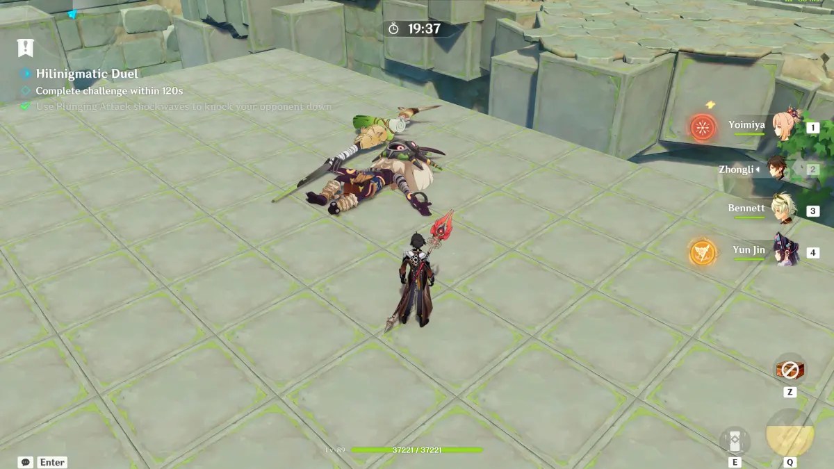 How to beat the Hilinigmatic Duel Megachurl in Genshin Impact