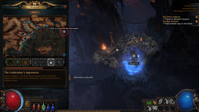 How to get to the Necropolis in Path of Exile (PoE) 3.24