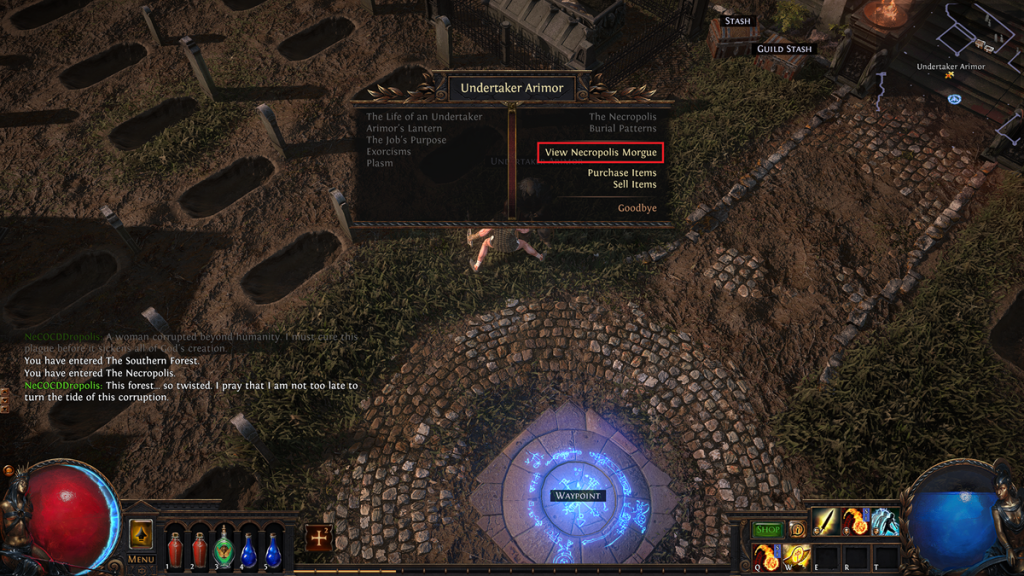 How to get to the Necropolis in Path of Exile (PoE) 3.24