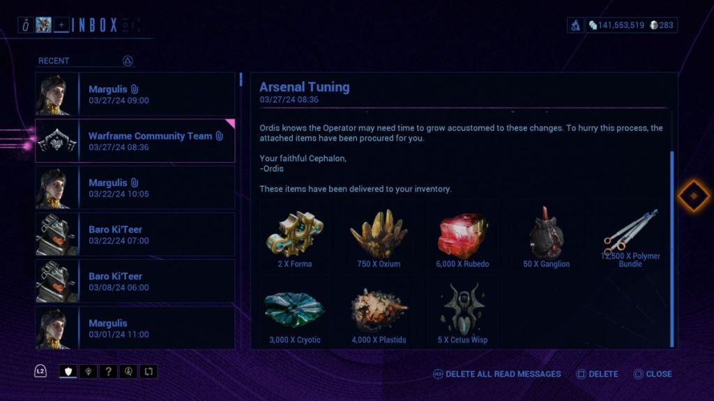 Warframe: What is Arsenal Tuning?