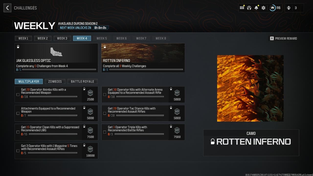 Call of Duty MW3 week 4 challenges and how to complete them