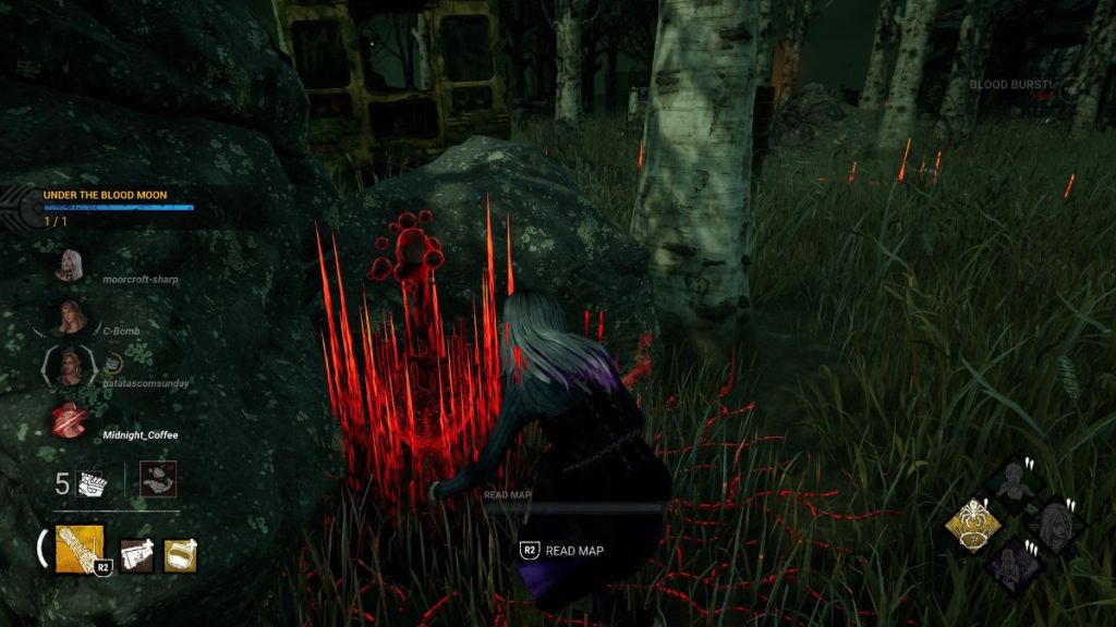 How Droplets and Blood Zones work in Dead by Daylight's Blood Moon event