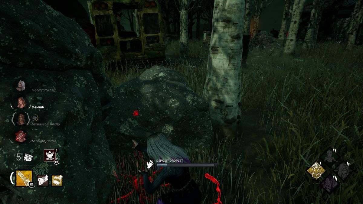 How Droplets and Blood Zones work in Dead by Daylight's Blood Moon event