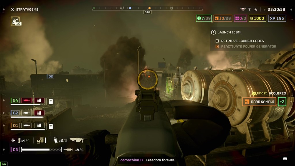 Helldivers 2 players get Quasar Cannon and Heavy Machine Gun Stratagems ...