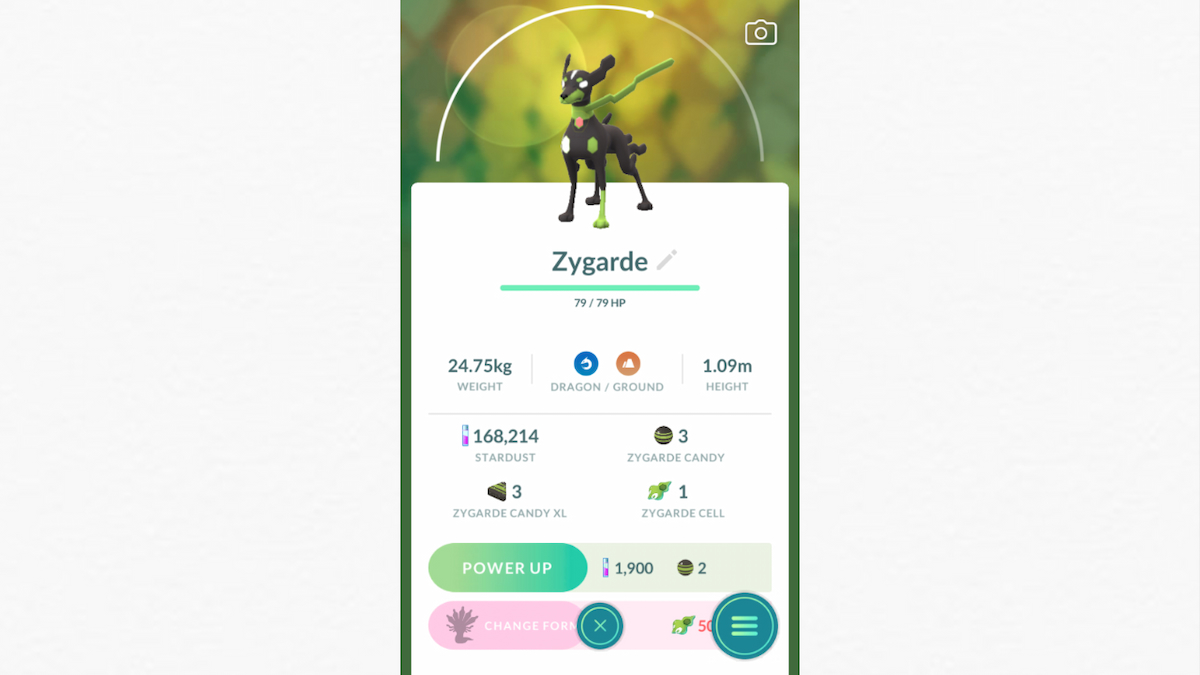 How to get Zygarde Cells in Pokémon Go