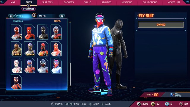 All new suits in Marvel's Spider-Man 2 Update 1.002