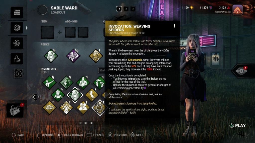 How to use all Invocation Perks in Dead by Daylight