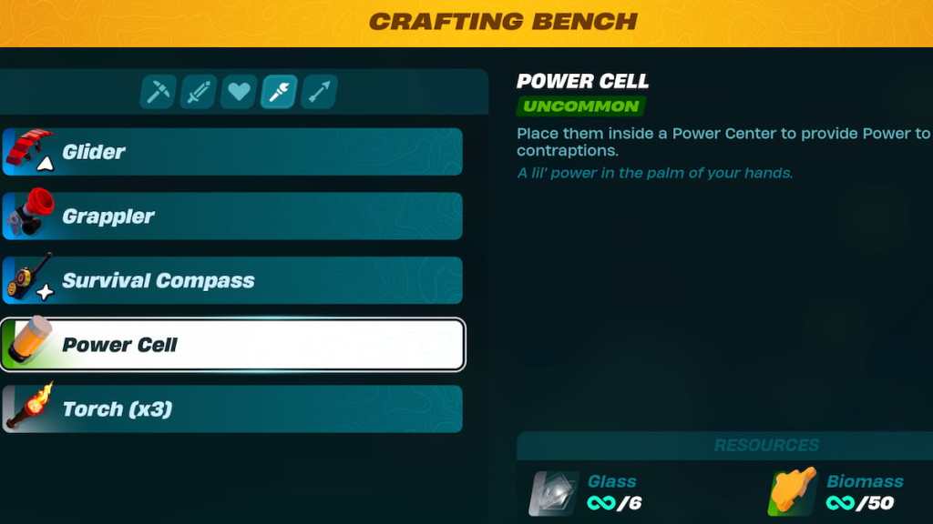 How to get Power Cell in LEGO Fortnite