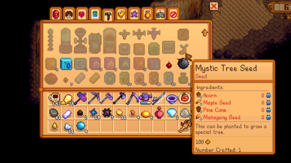 How to get the Mystic Tree Seed in Stardew Valley