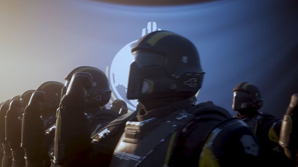 Hundreds of Helldivers 2 players salute a fallen comrade in touching memorial